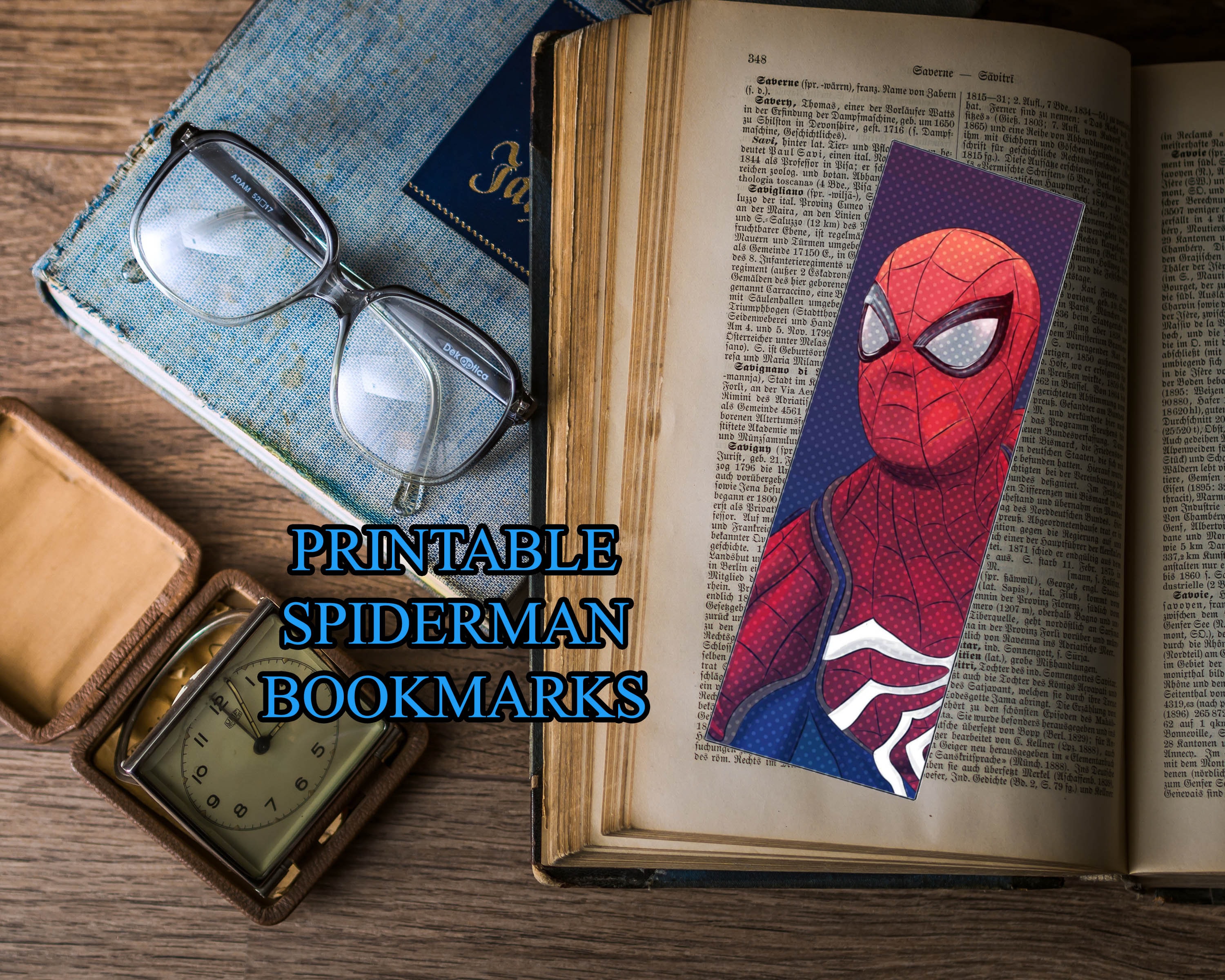 Spiderman Printable PDF Bookmarks, Digital Download - Etsy Canada