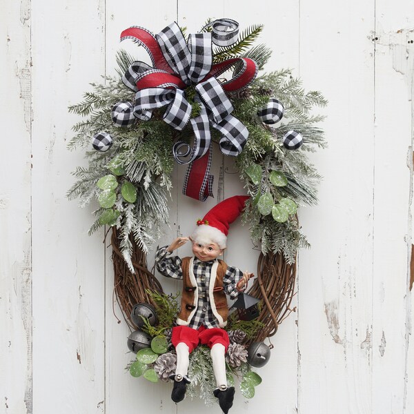 Elf Wreath Etsy