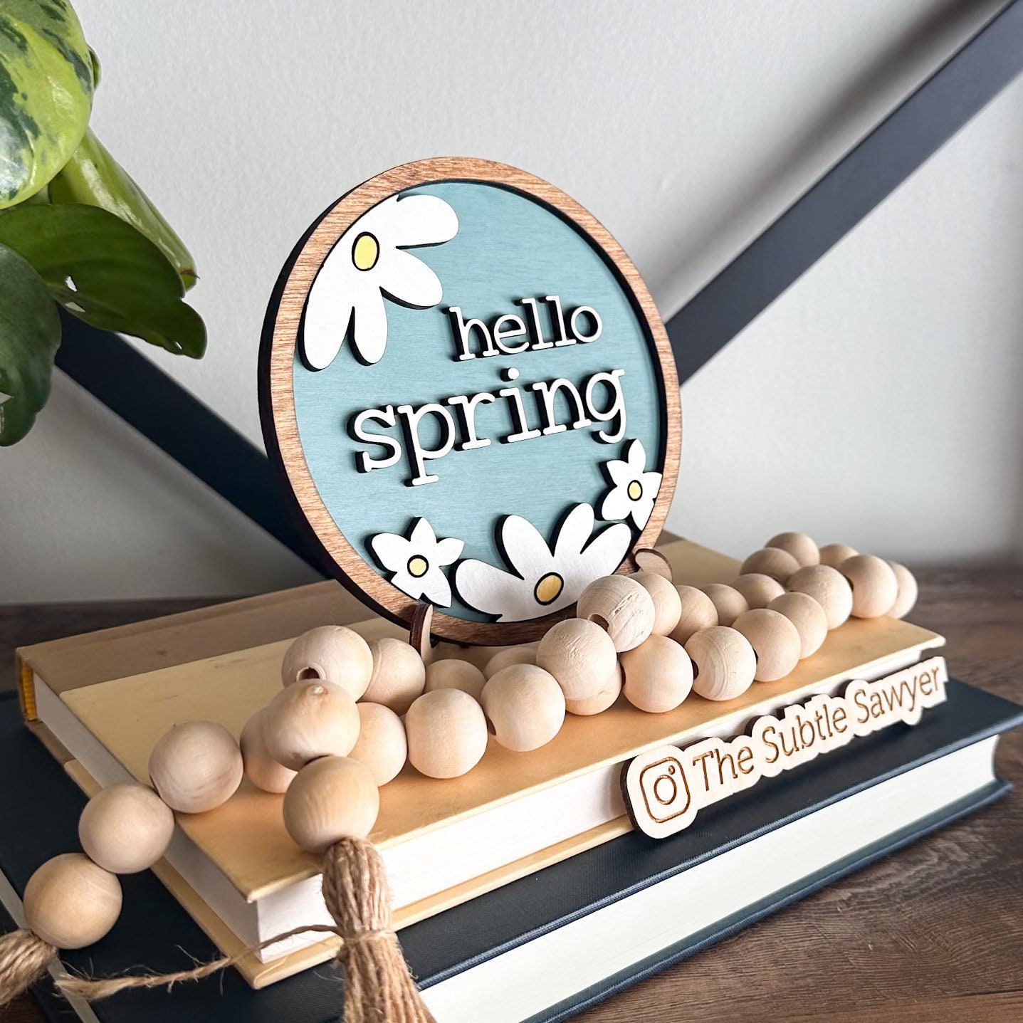 Spring Tiered Tray Decor Laser Cut, CNC Cut, Wooden Signs, Spring Signs ...