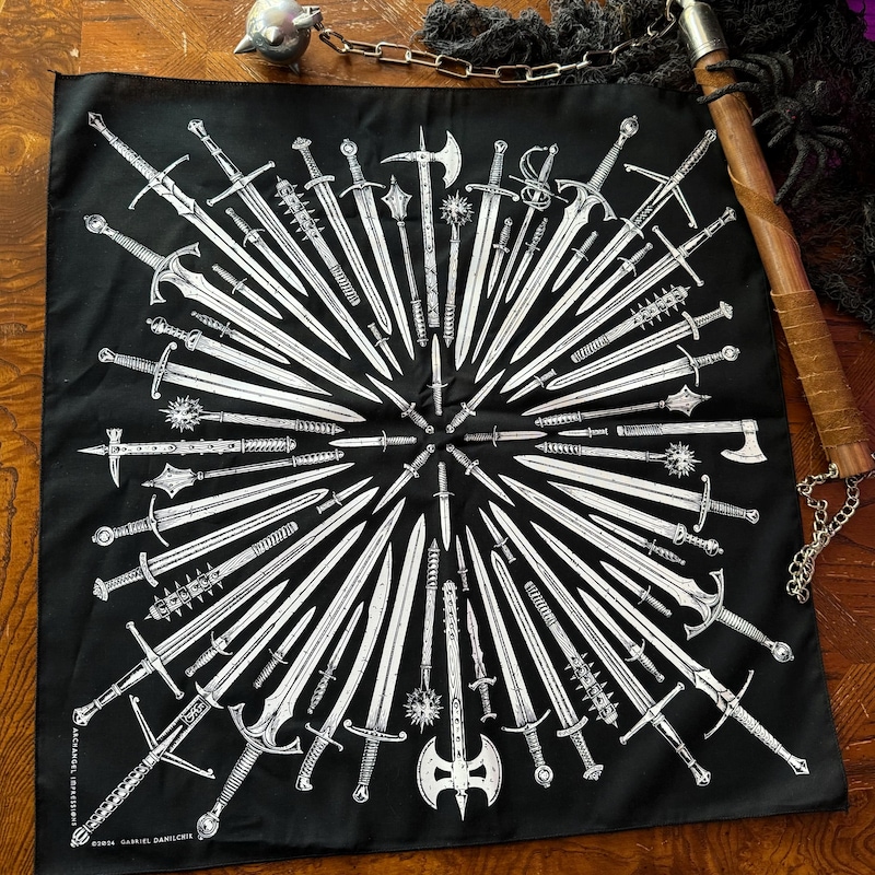 Scarf Bandana Man Metal - Etsy