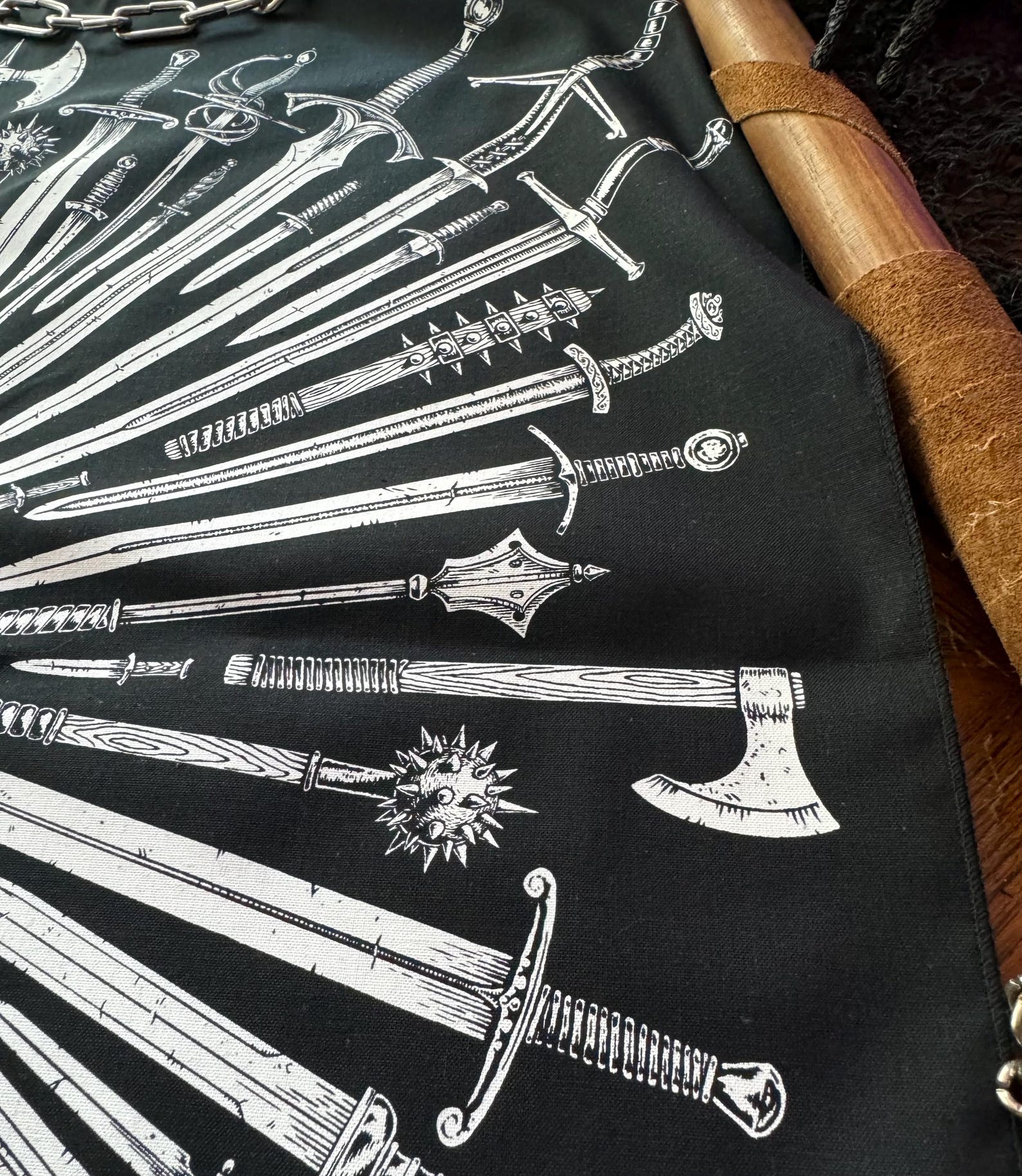 Medieval Weapons BANDANA, Scarf/handkerchief, Black Metal Dungeons ...