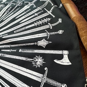 Medieval Weapons BANDANA, Scarf/handkerchief, Black Metal Dungeons ...