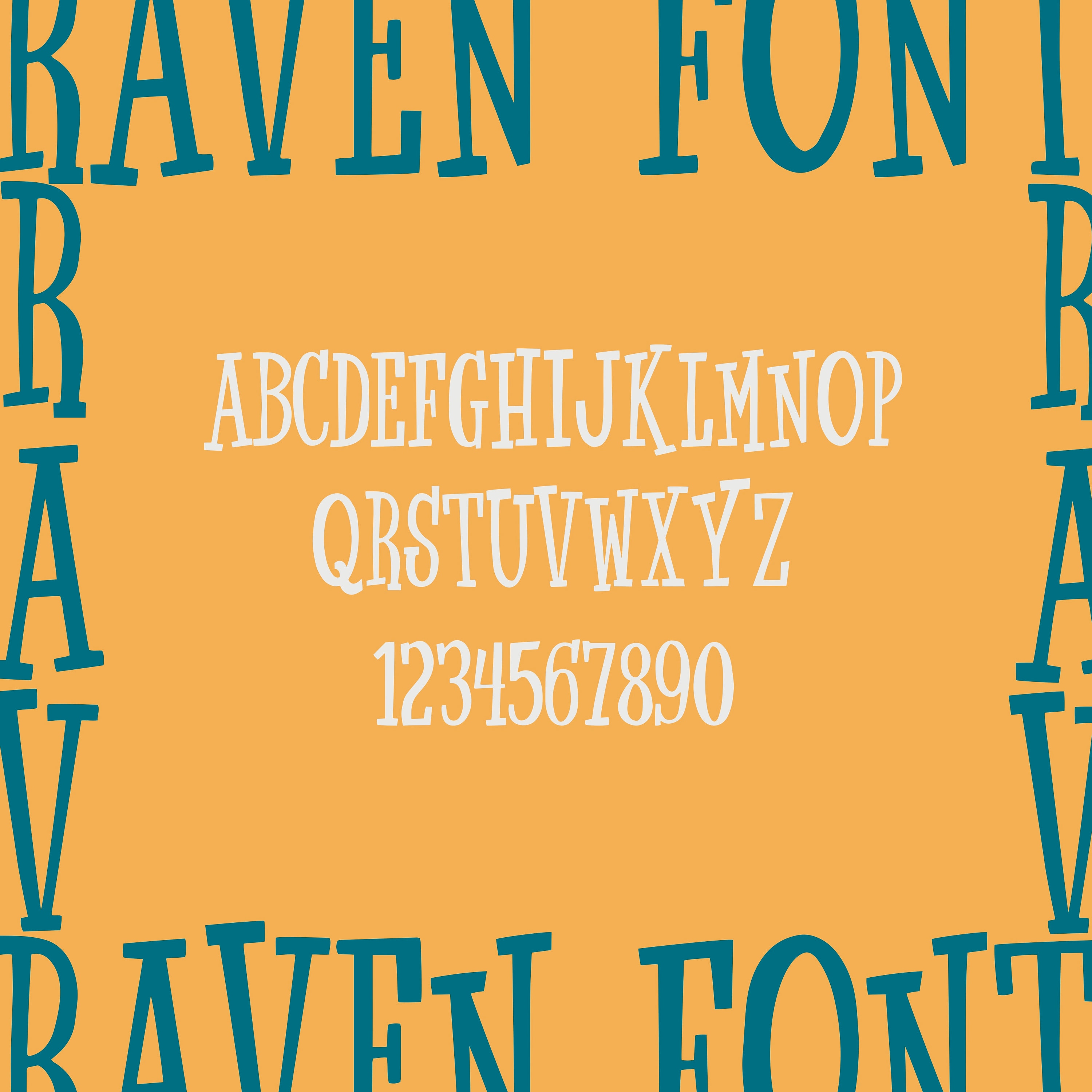 Raven Font: Quirky Handwritten Serif Font (.OTF) - Etsy