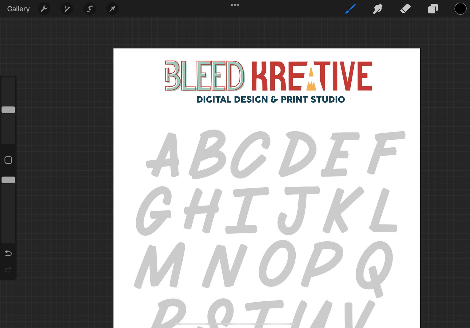 Procreate Lettering Brush Set Reign Calligraphy Brush - Etsy