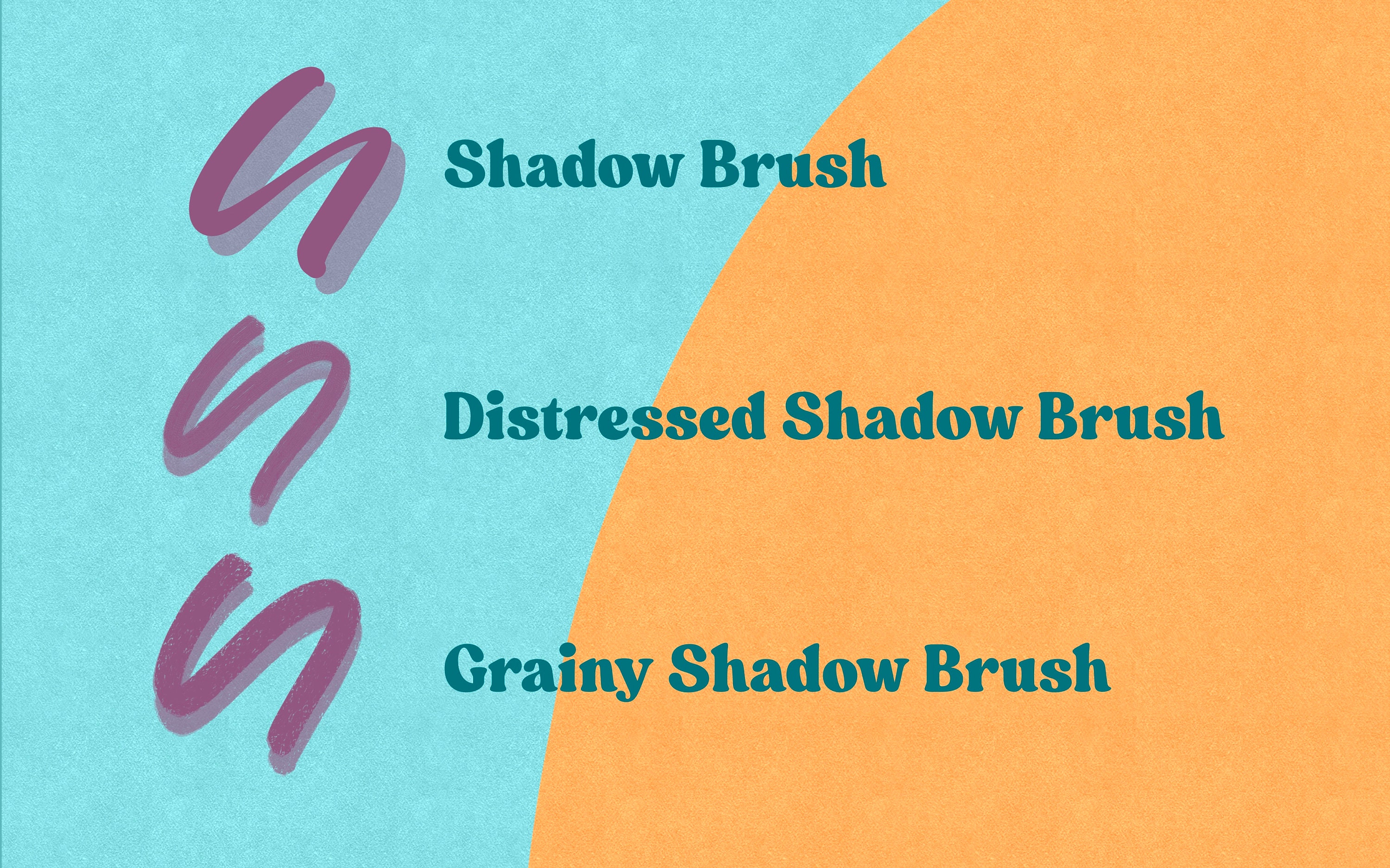 Shadow Procreate Brush Ipad Lettering Instant Download - Etsy