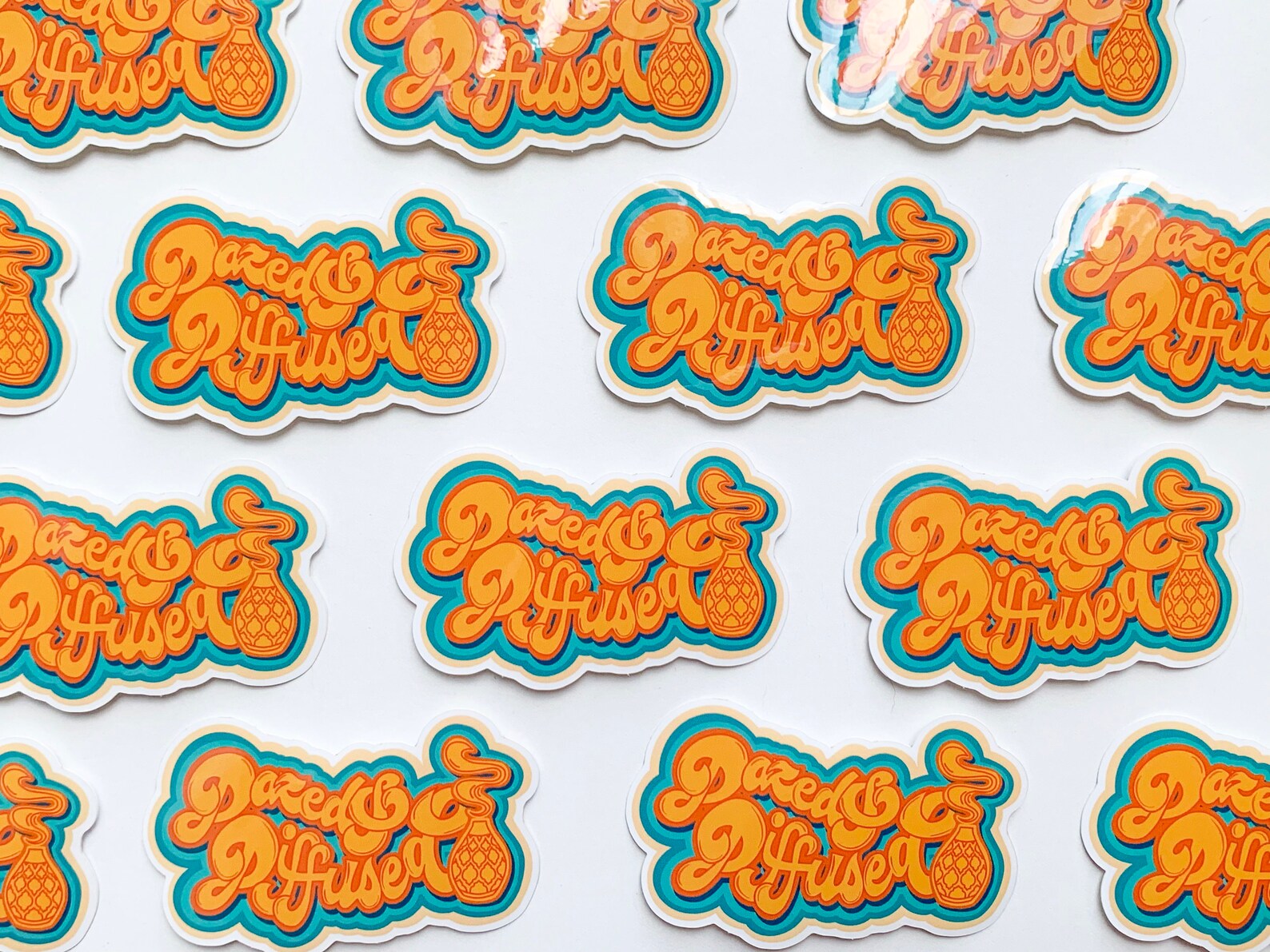 Dazed and Diffused Sticker Tumblr Stickers essential Oil | Etsy