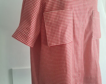 Collarless Shirt - Etsy