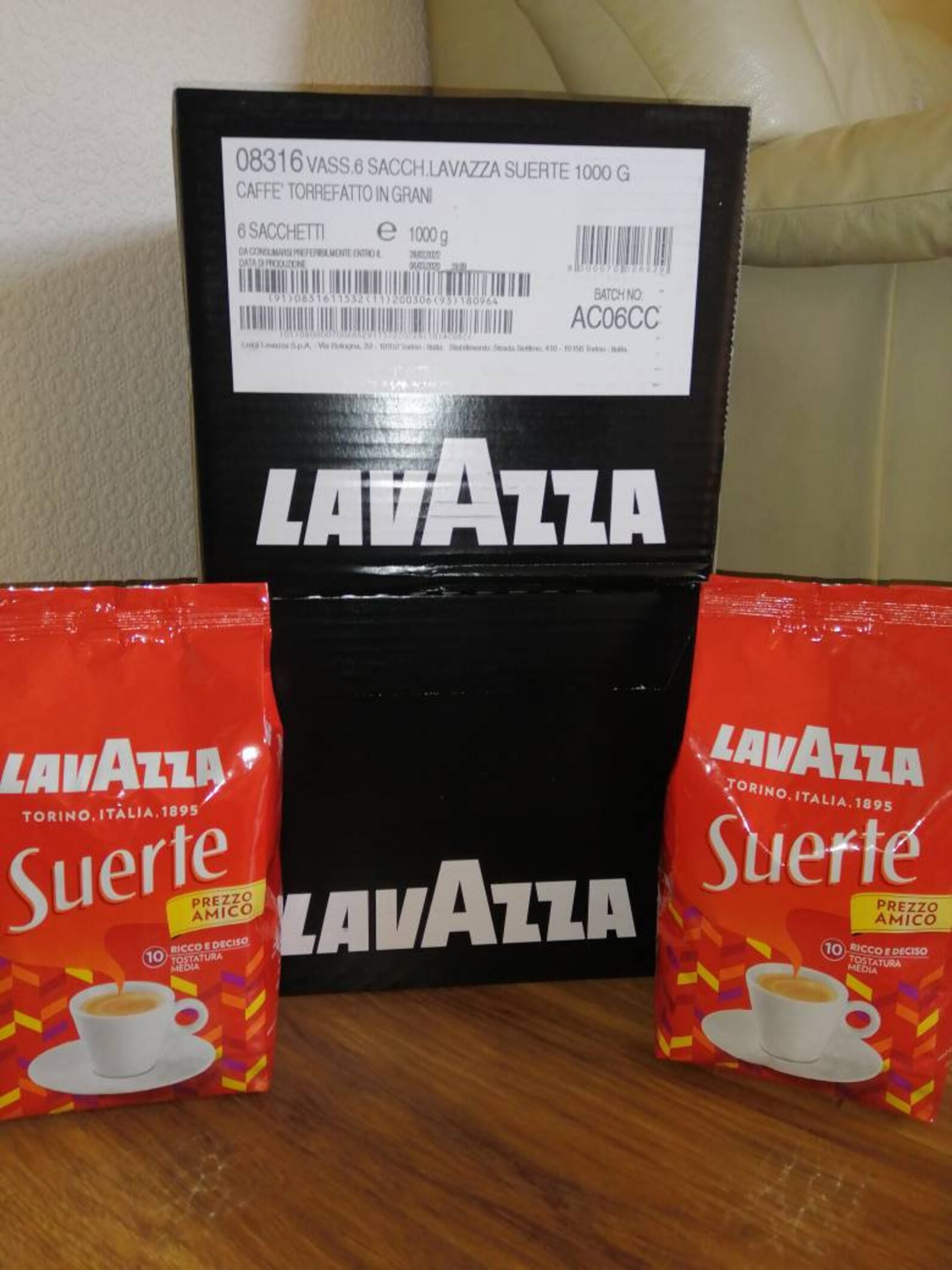 Lavazza Suerte coffee beans 9 bags of 1kg | Etsy