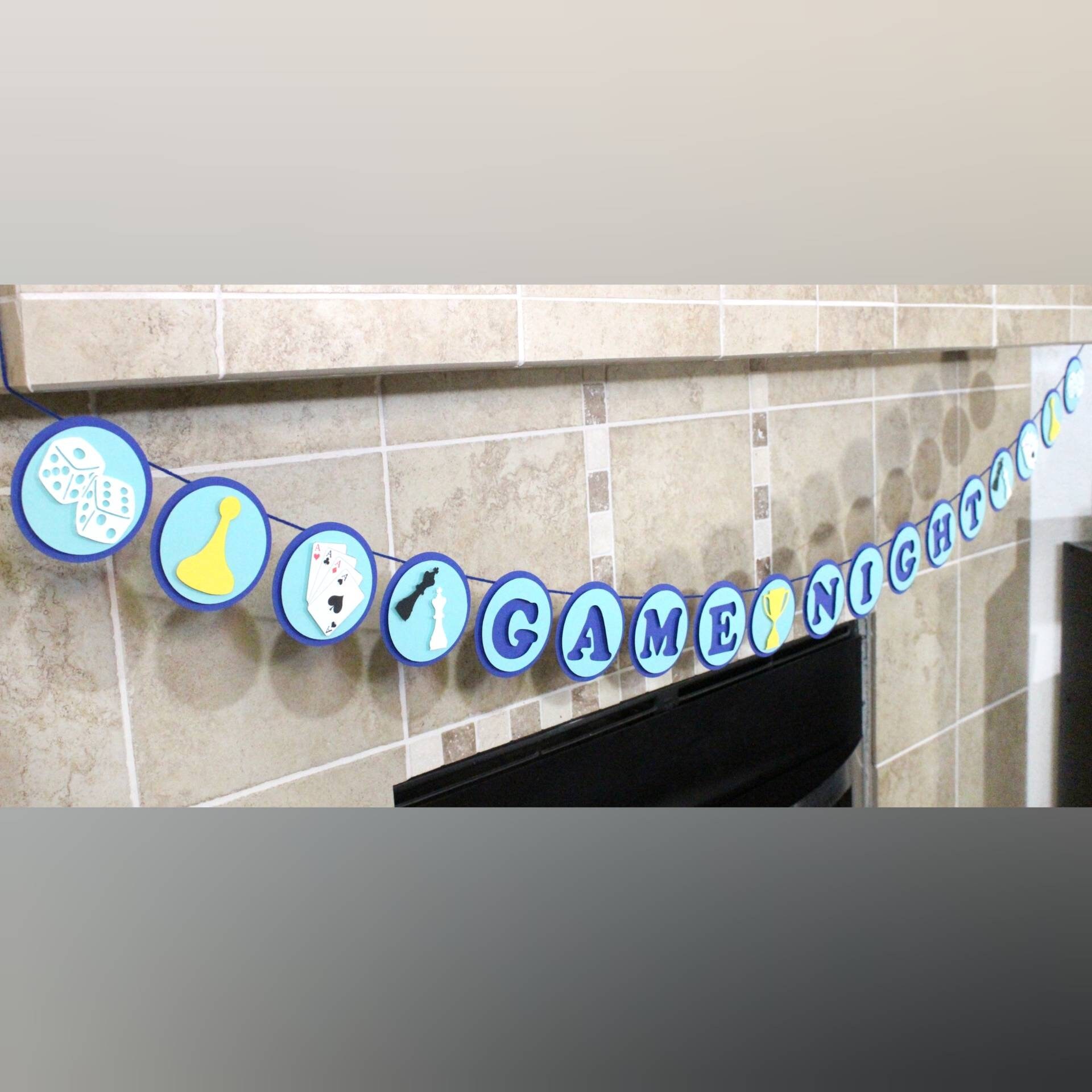 Board Game Themed game Night Banner - Etsy