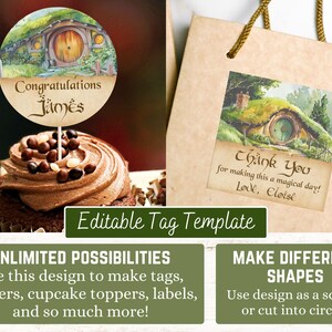 Editable Fantasy Shire Decorations Bundle, Magic Ring Birthday Party ...