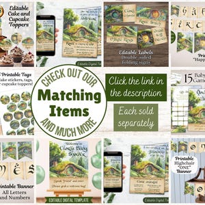 Printable Fantasy Shire Game Bundle, 15 Baby Shower Activities, Magic ...