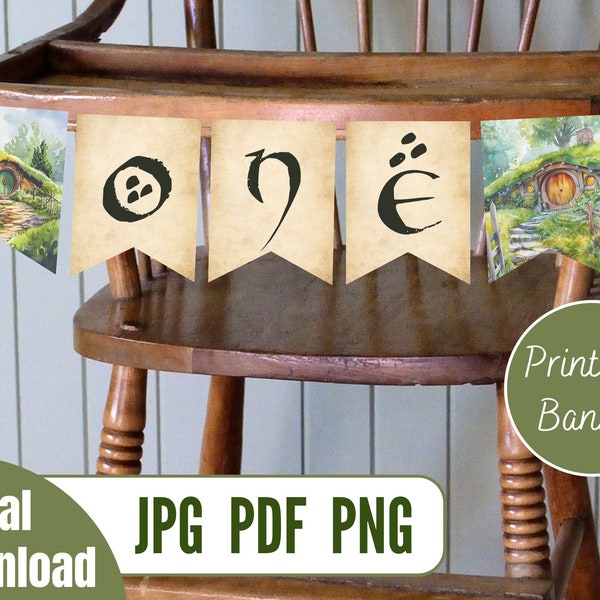 Shire Birthday Banner - Etsy