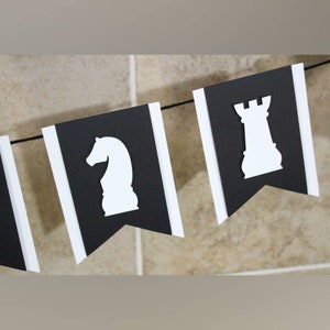 Chess Piece Banner - Etsy