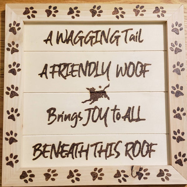 Wagging Tail Quote - Etsy