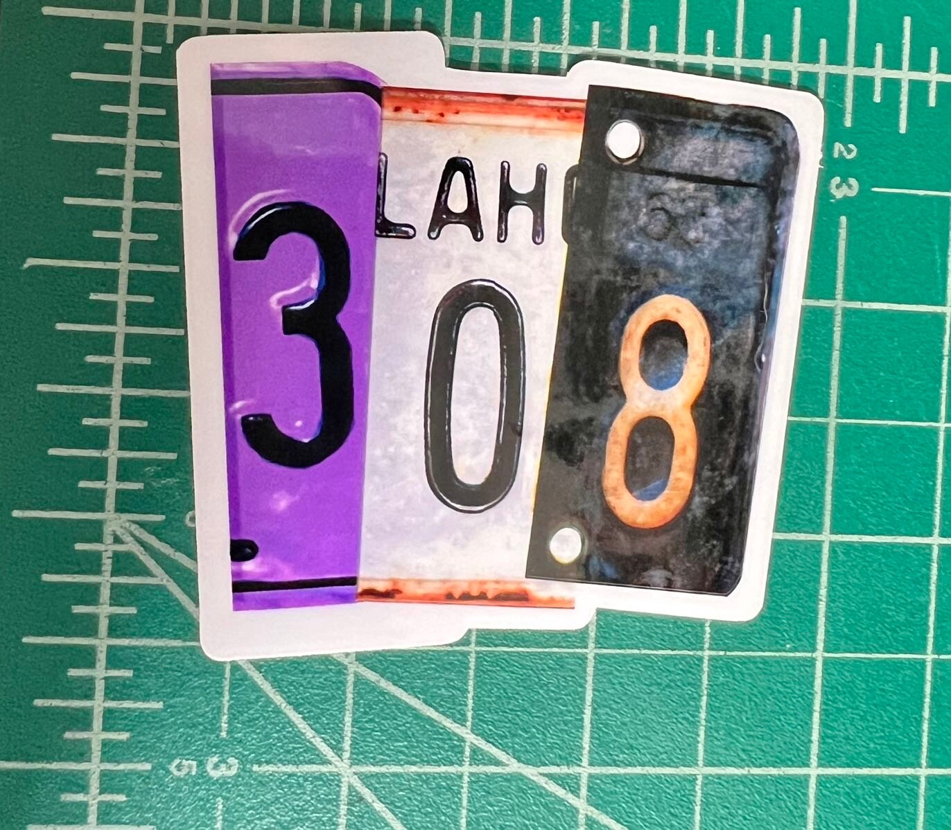 License Plate Custom Area Code Sticker - Etsy