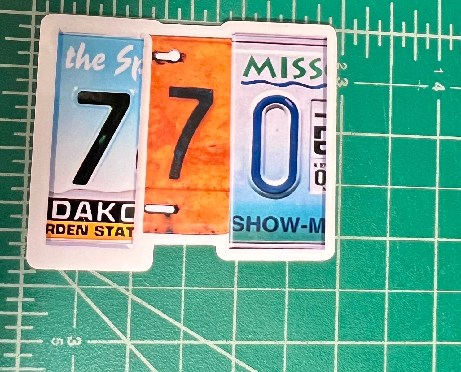License Plate Custom Area Code Sticker - Etsy