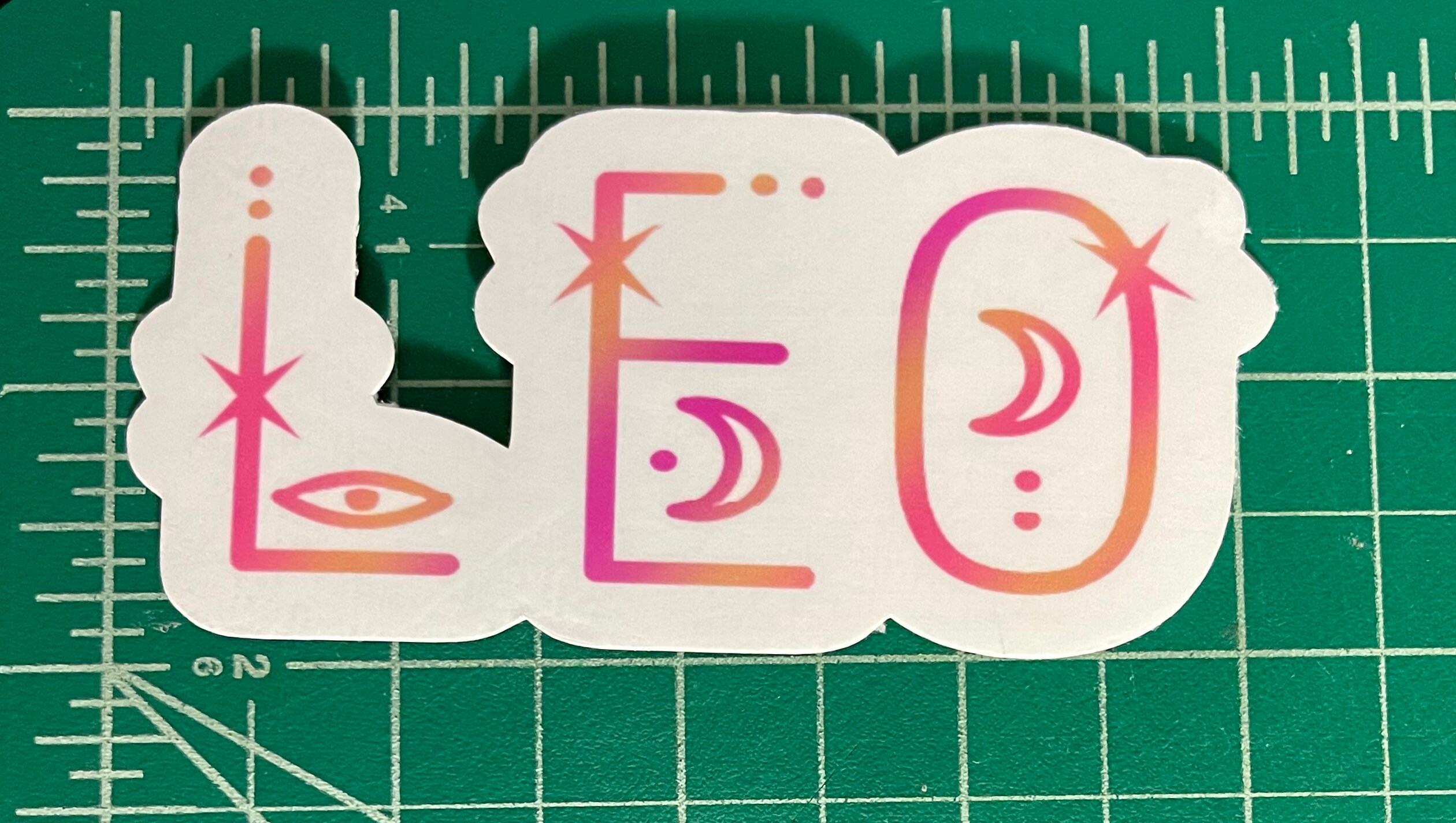 Leo Sticker, Vinyl Sticker, Waterproof, Water Bottle Sticker, Laptop ...