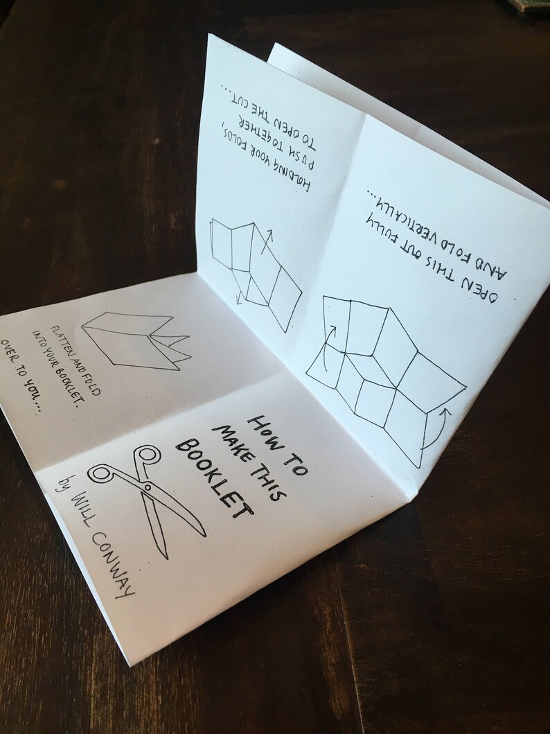 How to Make This Booklet - Will Conway - Etsy