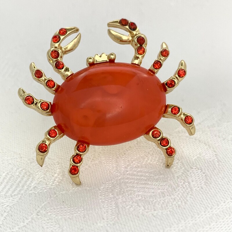 Crab Brooch - Etsy