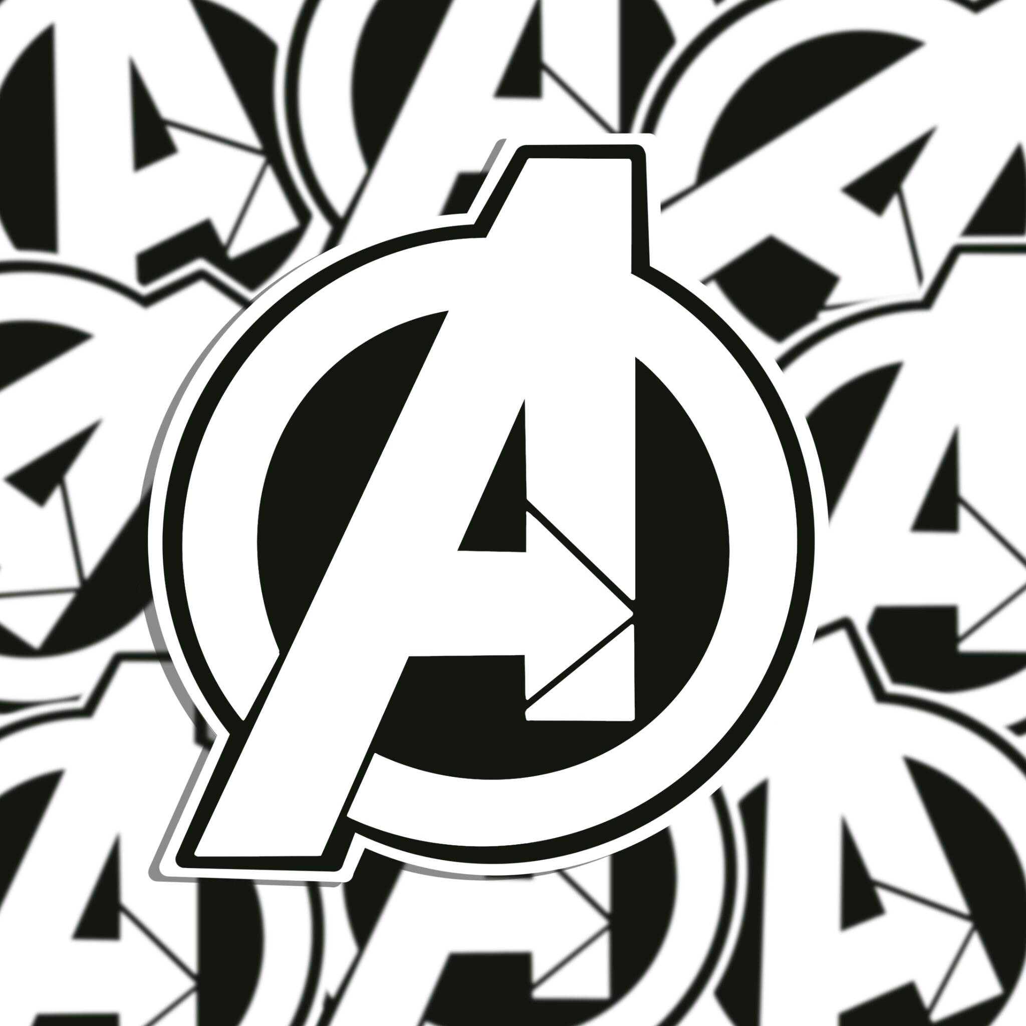 Marvel Avengers Logo Sticker / Marvel Cinematic Sticker / MCU | Etsy