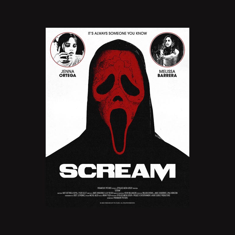 Scream Movie Poster - Etsy