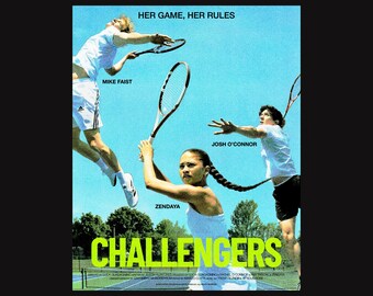 Challengers Movie Poster | Zendaya Poster | Movie Poster | Challnegers ...