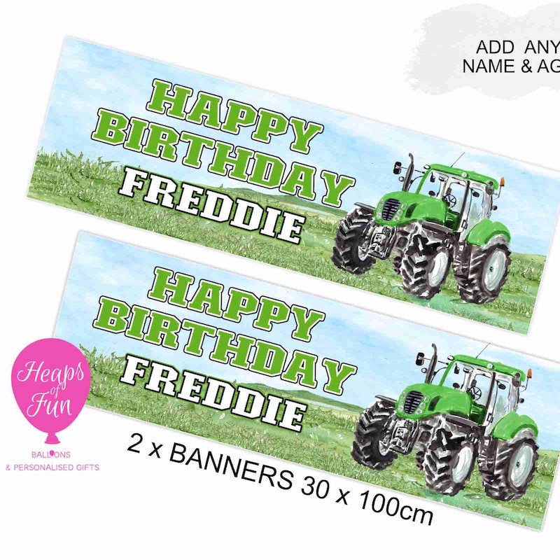Birthday Decorations John Deere Theme - Etsy UK