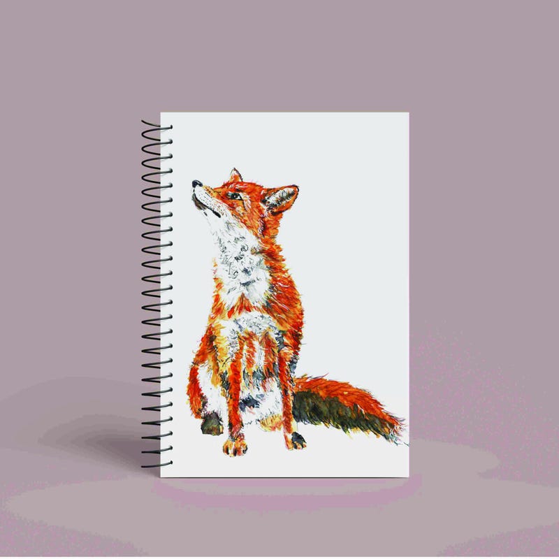 Fox Notebook - Etsy