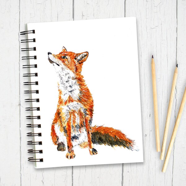 Fox Notebook - Etsy