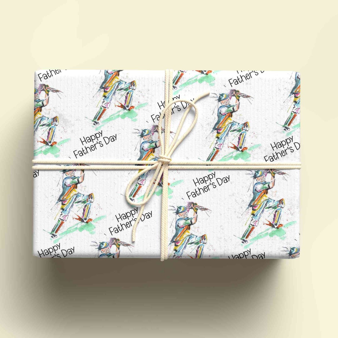 Cricket Themed Father's Day Wrapping Paper - Etsy