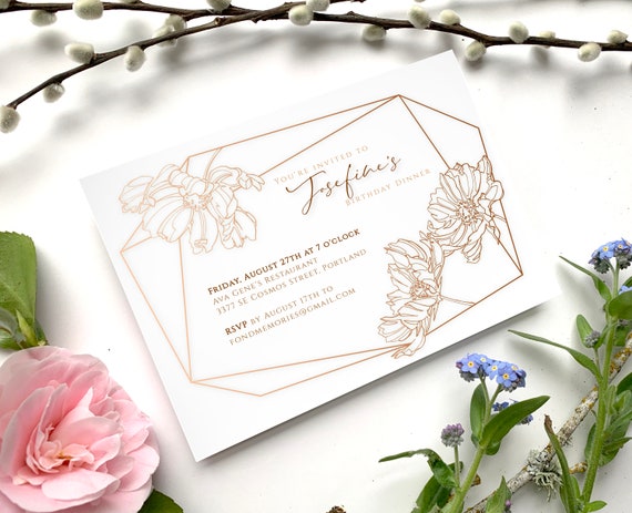 Cosmos Birthday Invitation Template - Etsy