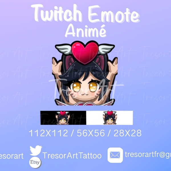 Discord Ahri Emotes League of Legends - Etsy