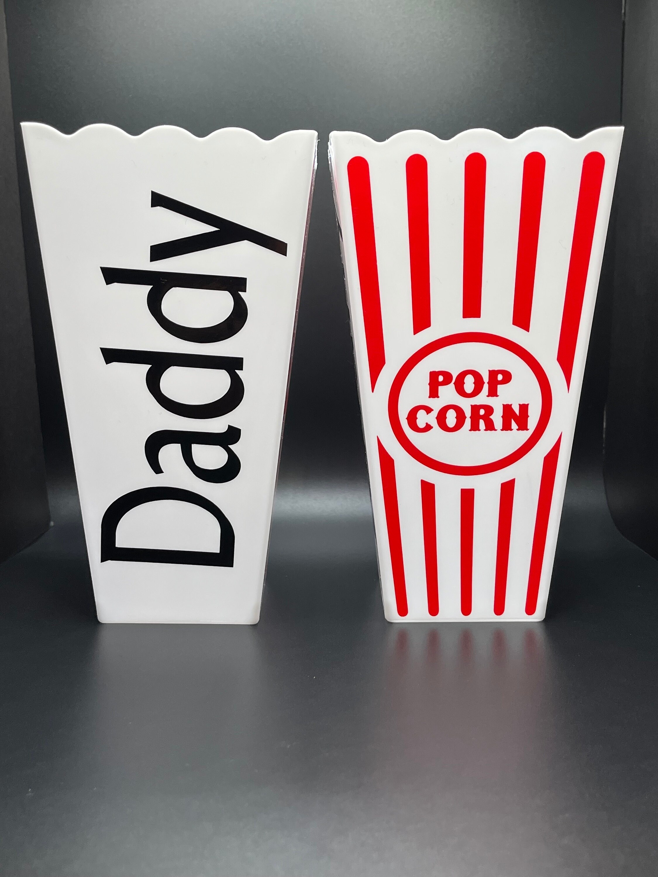 Personalized Popcorn Tub. Personalized Popcorn Bucket. Movie Night ...