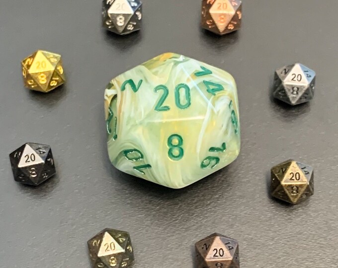 Individual 5mm Metal Micro D20 Dnd Dice Micro Dice Metal Dice - Etsy