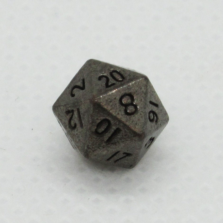 Individual 5mm Metal Micro D20 Dnd Dice Micro Dice Metal | Etsy
