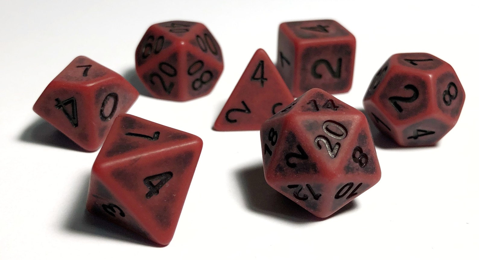 DnD Dice Set Ancient Bone Dice Multiple Colors D&D | Etsy