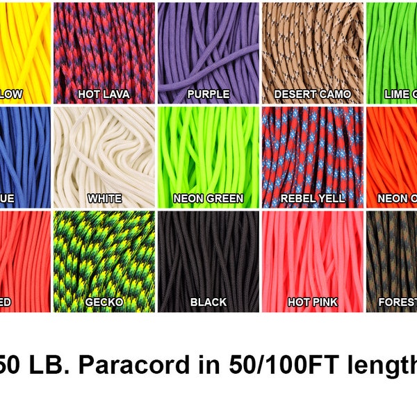 550 Paracord - Etsy