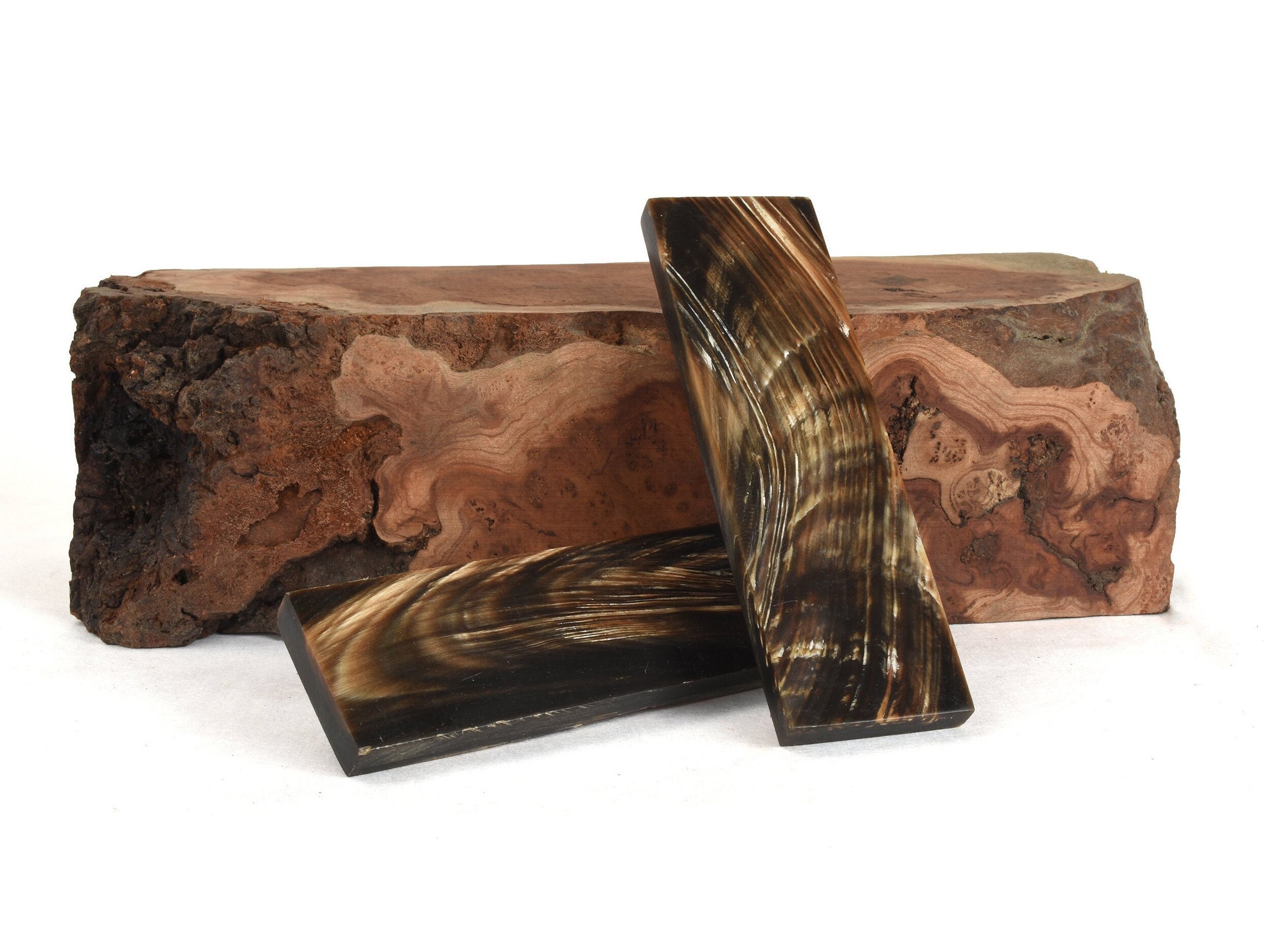 Honey Streaked Water Buffalo Horn Scales Single Pair - Etsy