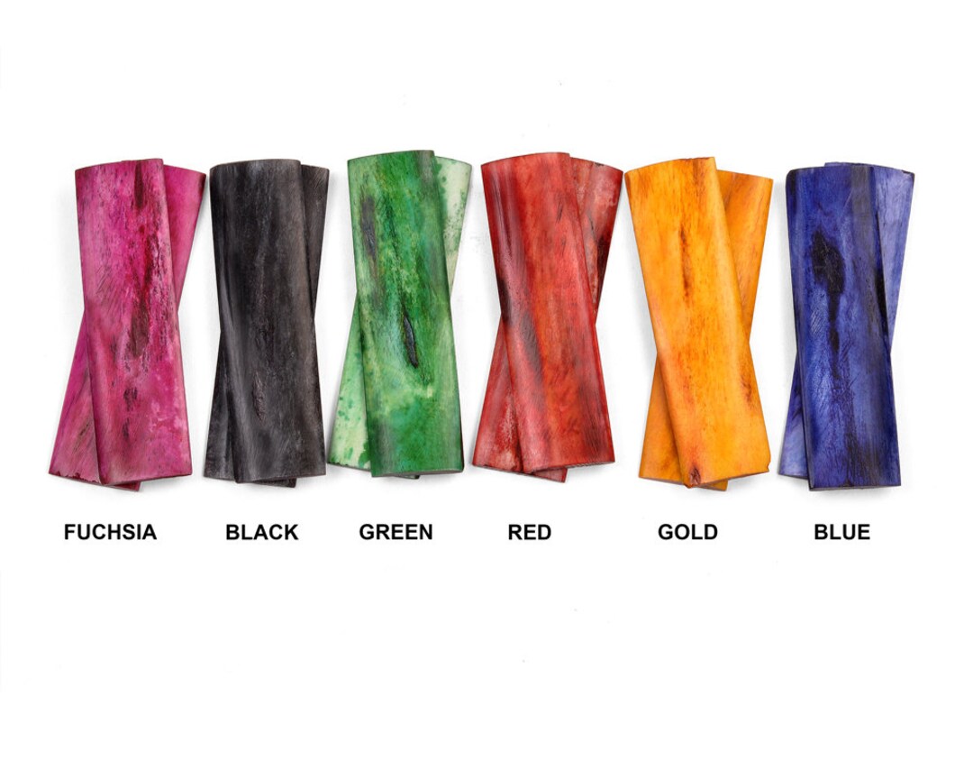 Stabilized & Dyed Camel Bone Knife Handle Scales - Etsy