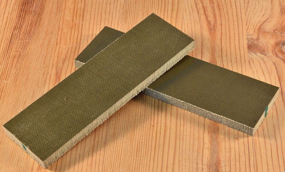 Green Canvas Micarta Knife Scales - Etsy