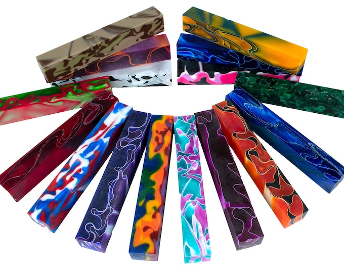Pen Blanks - Acrylic Acetate - Etsy