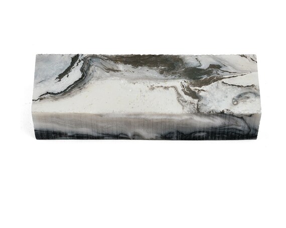 Acrylic Knife Handle Material Marbled Pearl | Etsy