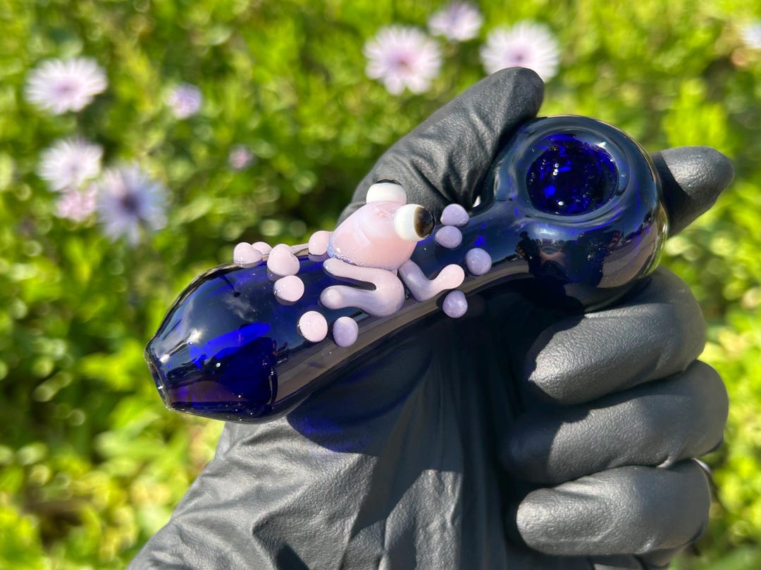 Glass Pipes Pink Frog Critter Tobacco Smoking Pipe - Etsy