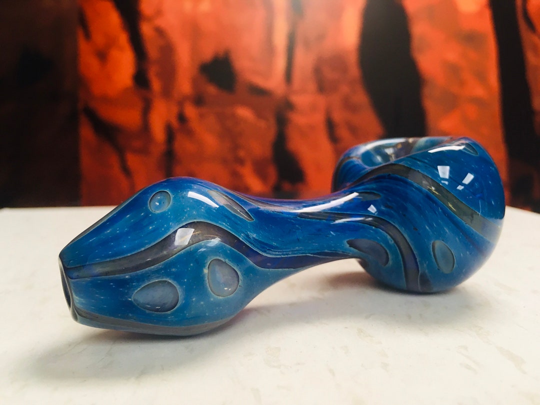 4” Glass Pipe Spoon Pipe Tobacco Smoking Glass Pipes Bowl Hand Blown - Etsy