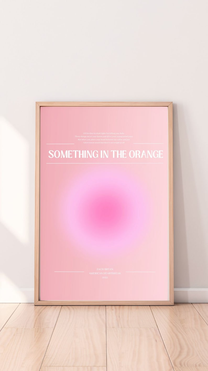 Zach Bryan, Printable Lyrics Quote Poster, American Heartbreak, Country ...