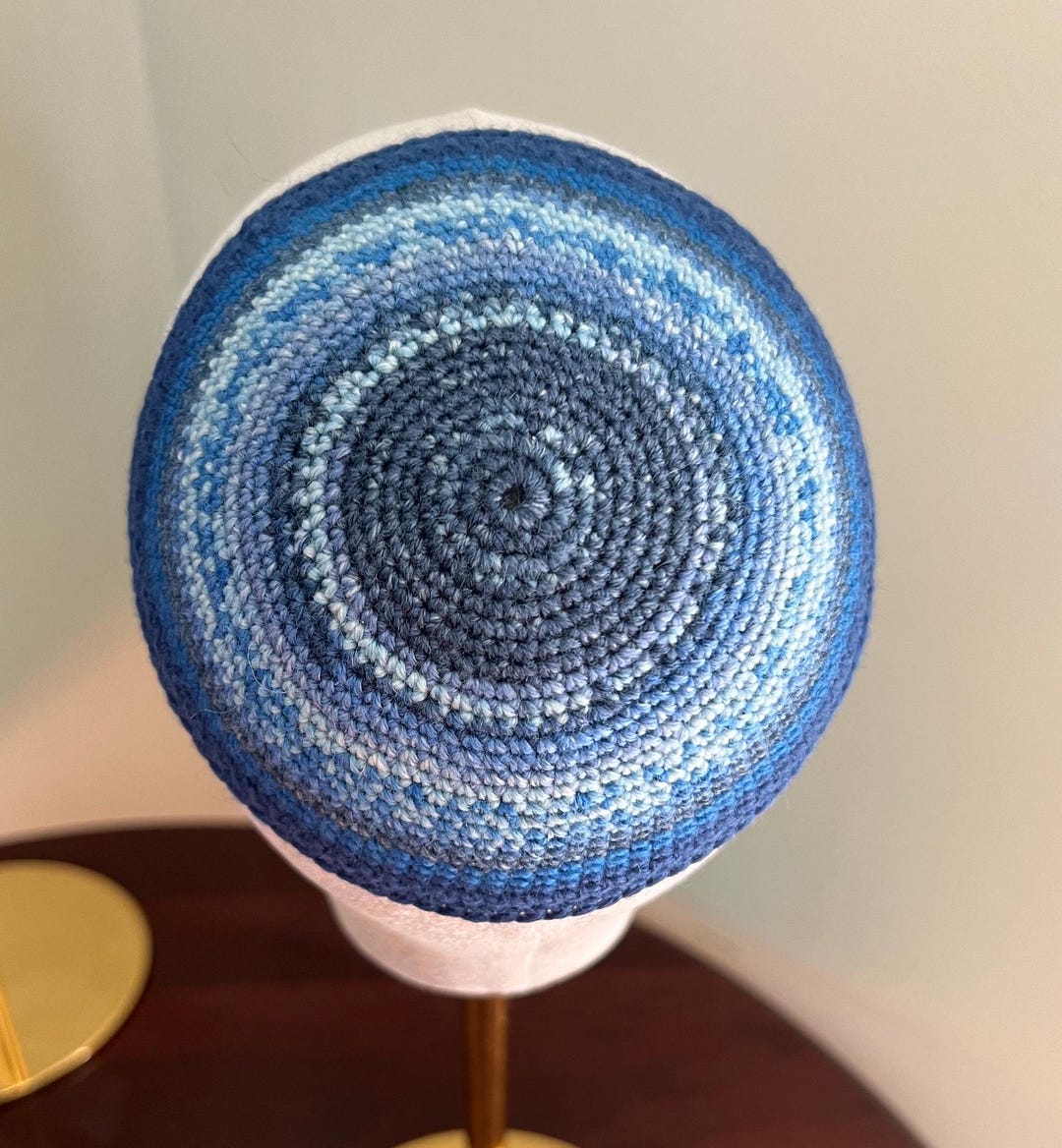 Norse Pattern Wool Kippah - Etsy