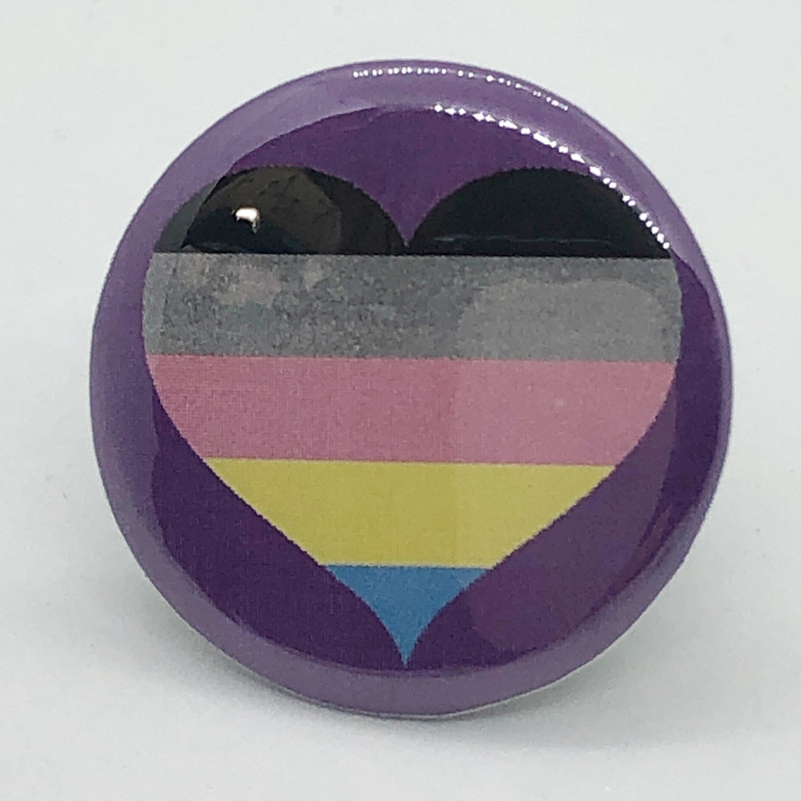 Polygender Flag or Heart 1 1/4 inch Pin or Magnet or | Etsy