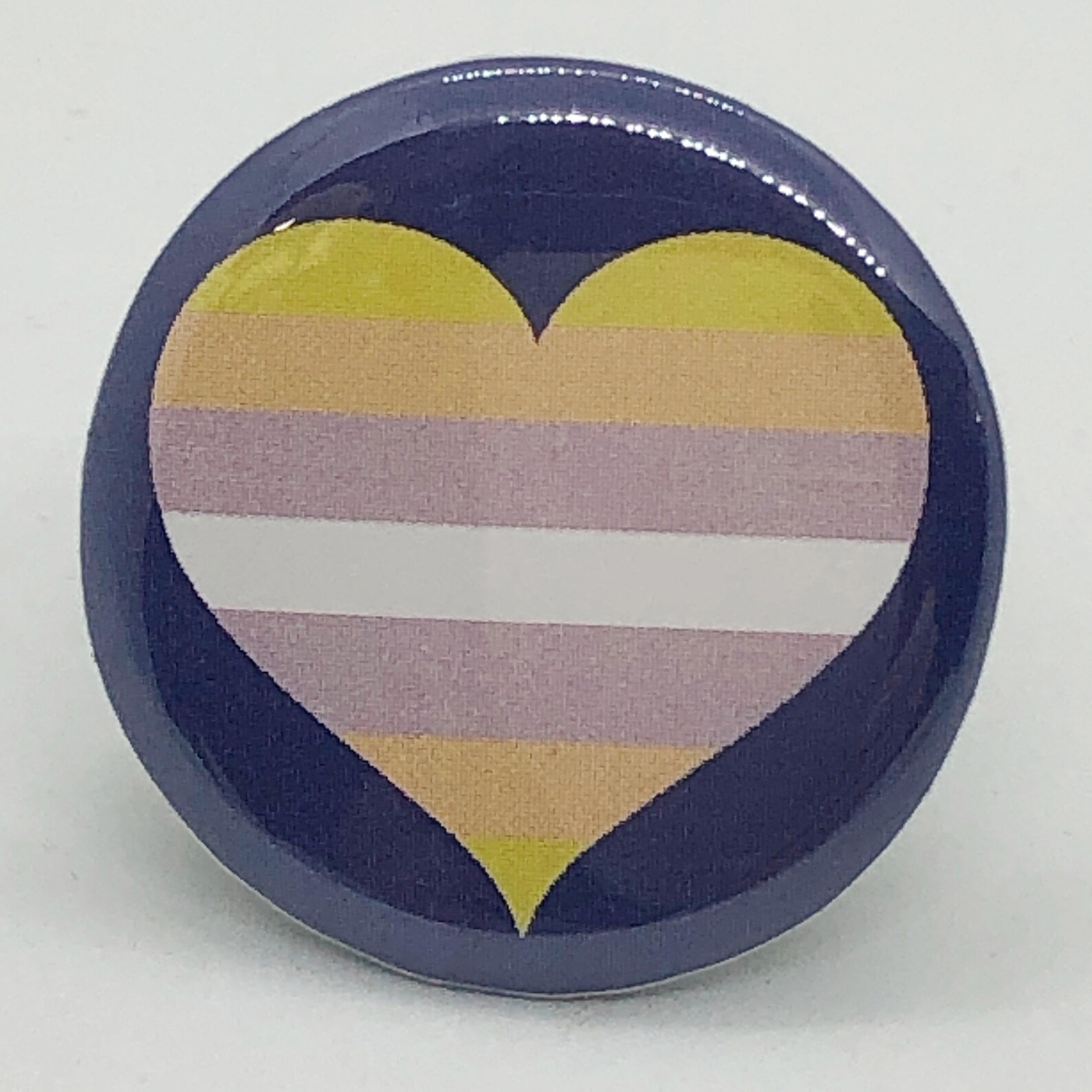 Pangender Flag or Heart 1 1/4 Inch Pin or Magnet or Keychain - Etsy
