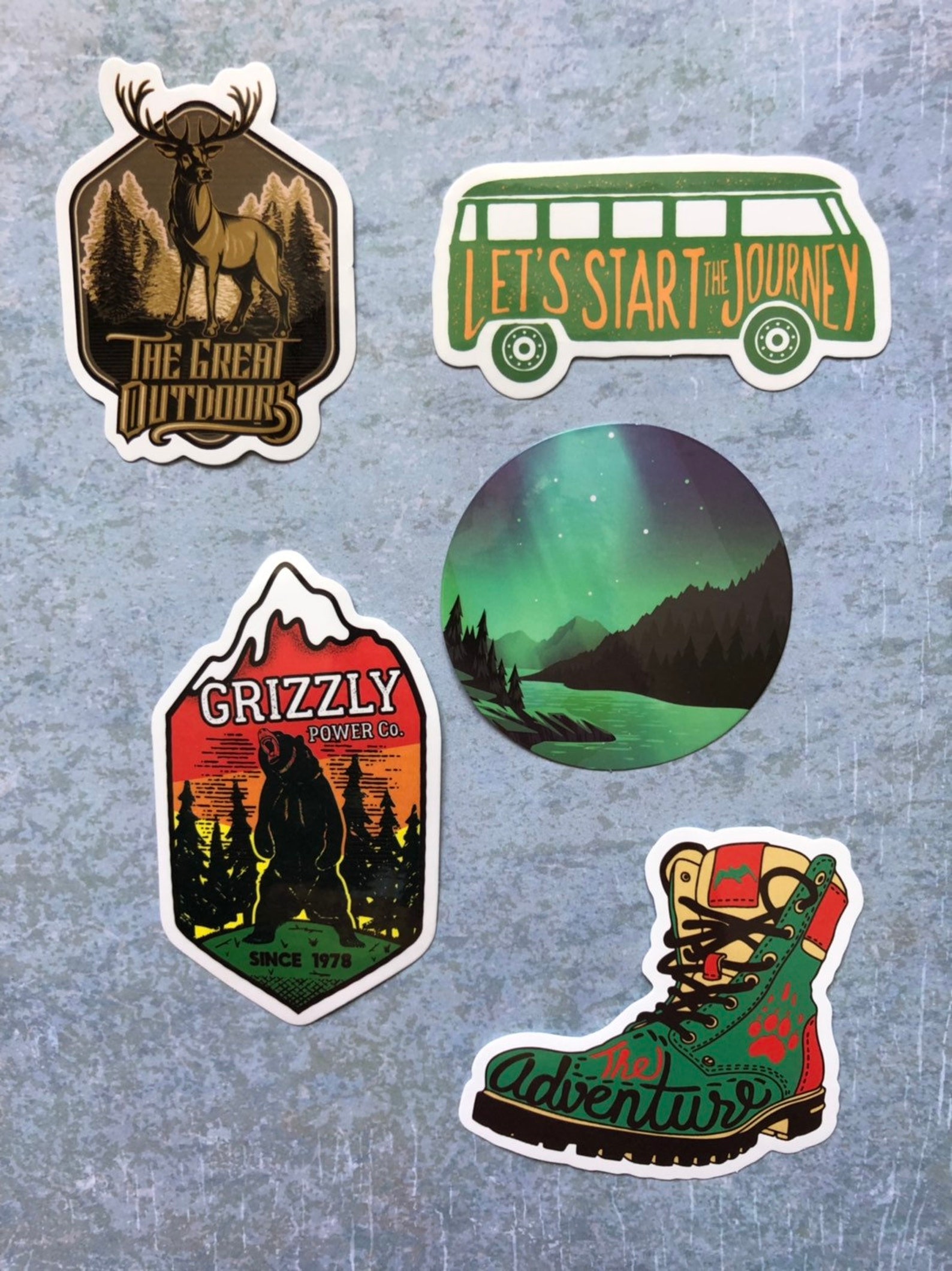 The Adventure Sticker Set - Etsy Singapore