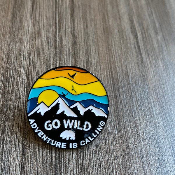 Nature Enamel Pin - Etsy